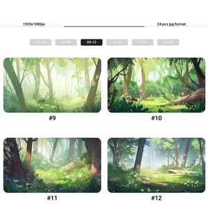 24 Forest Themed Background Asset, BGM Background, Music Background ...