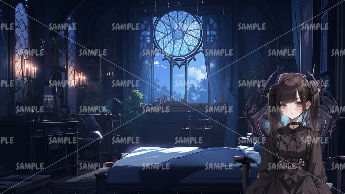 Reaper Gaming Chair, Vtuber Background, Vtuber Asset, Vtuber Decoration ...