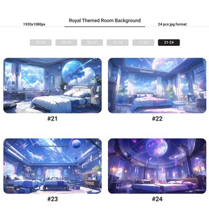 24 Space Room Themed Background Asset, BGM Background, Music Background ...