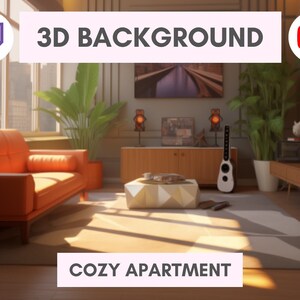 Realistic Background for Youtube And/or Twitch Channel, Virtual/digital ...