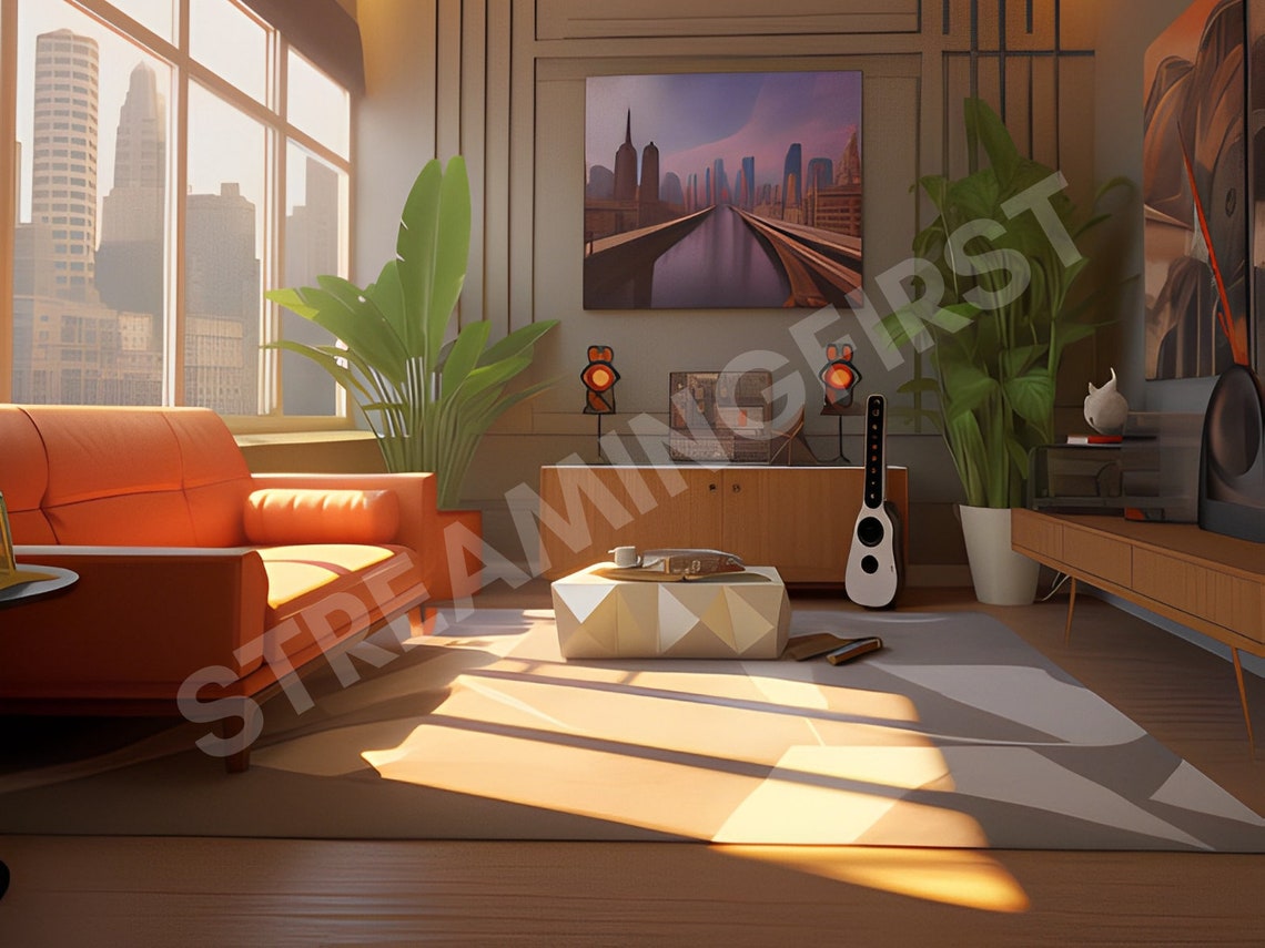 Realistic Background for Youtube And/or Twitch Channel, Virtual/digital ...