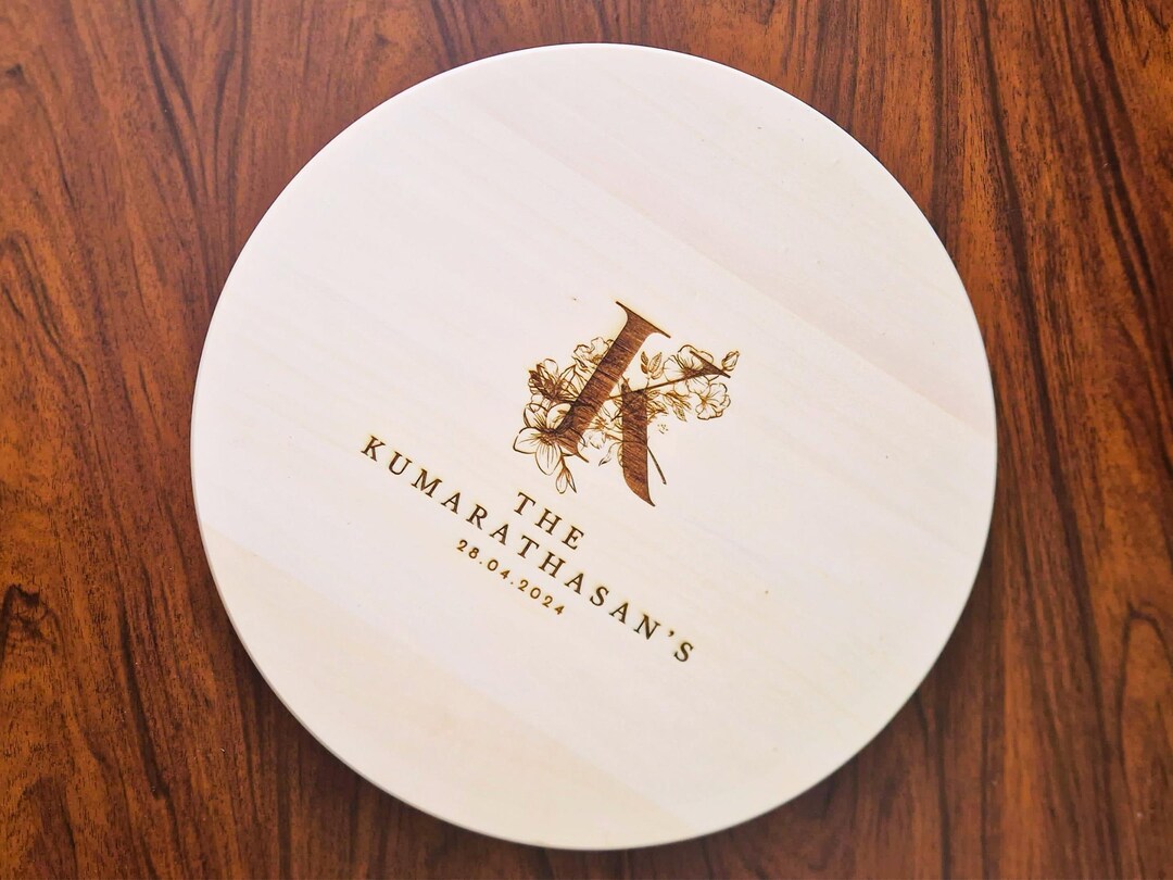 Engraved 39cm Lazy Susan/ Turntable / Drehteller/ Plateau Tournant ...