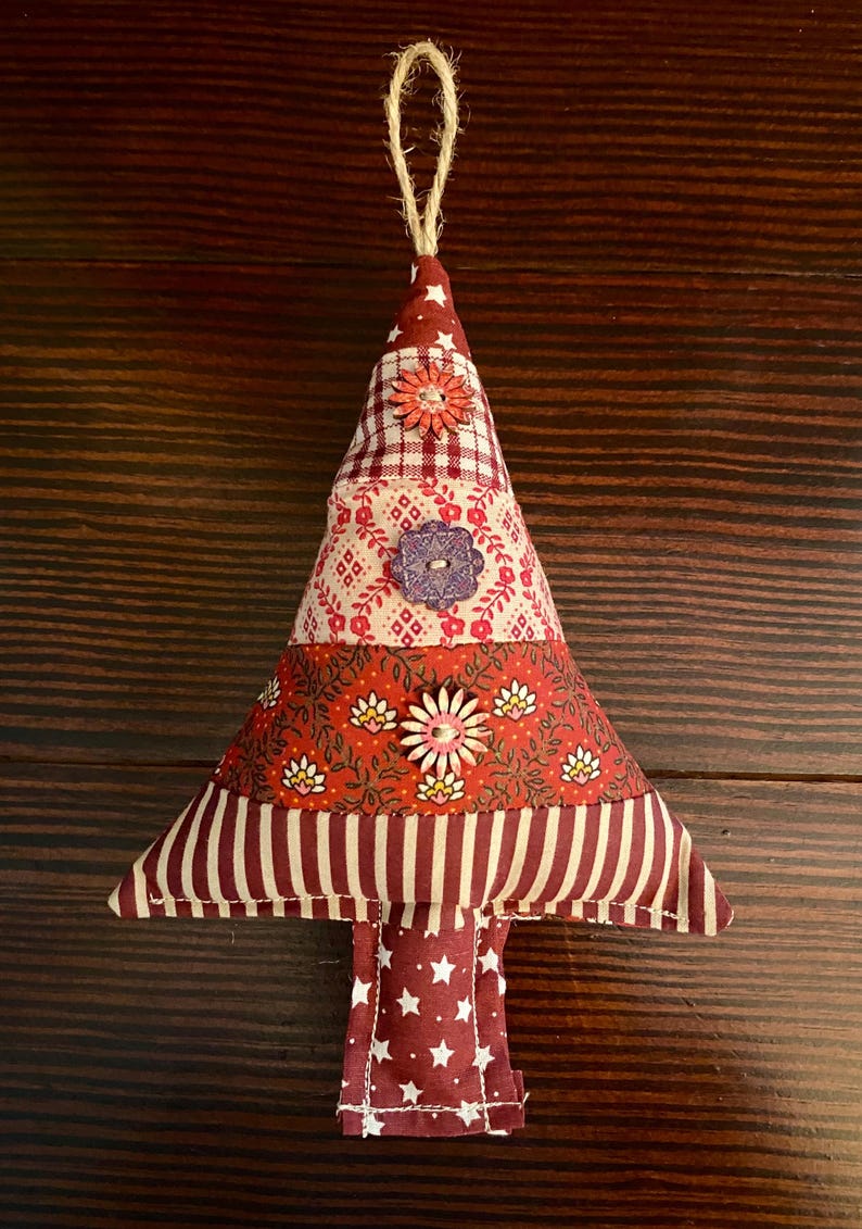 Fabric Christmas Trees, Ornaments, Bowl Fillers, Wreath Embellishments ...