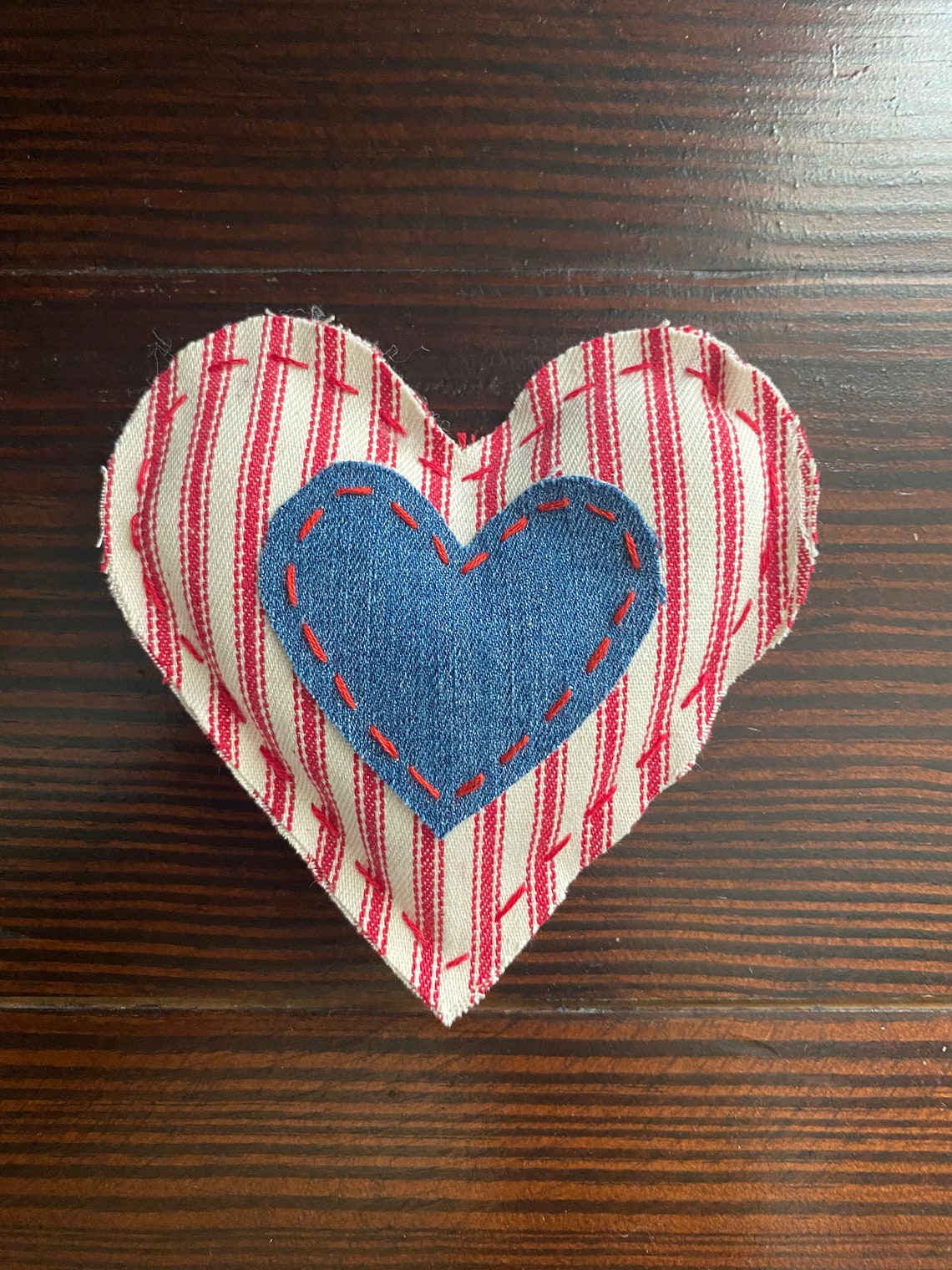 Denim Heart Bowl Fillers Set of 4 - Etsy