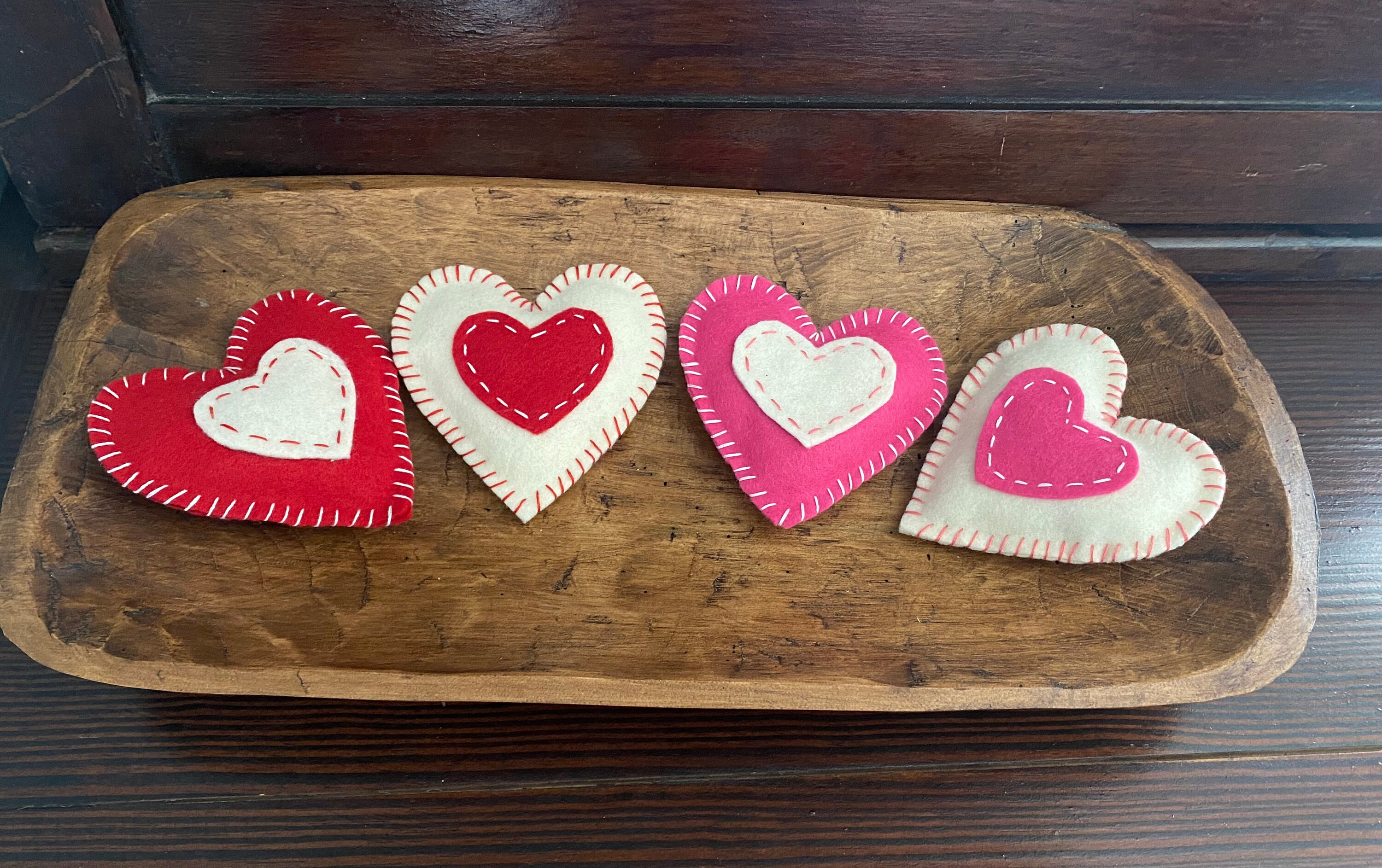 Heart Bowl Fillers Set of 4 - Etsy