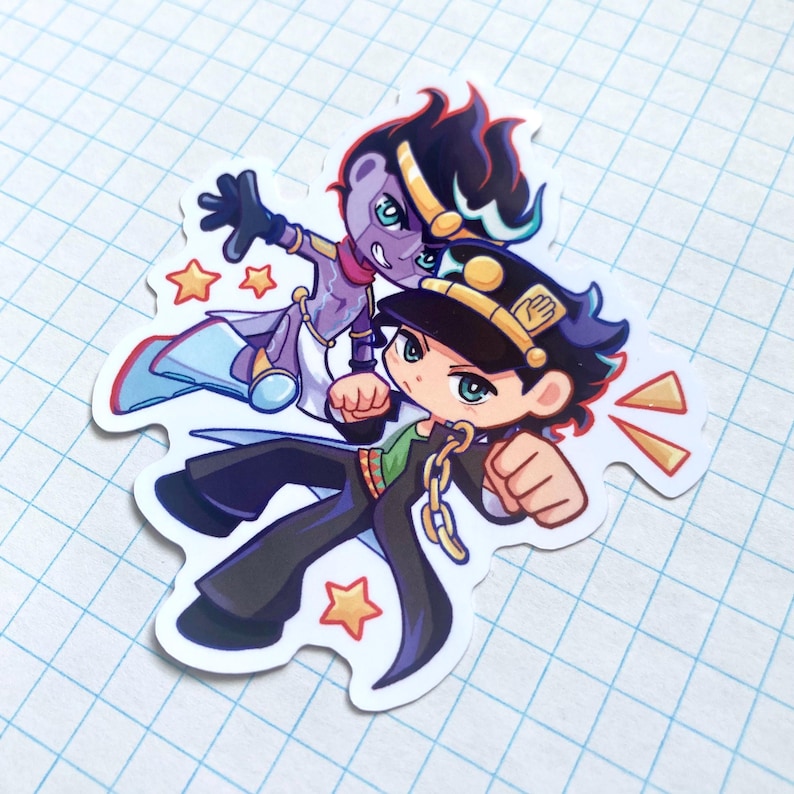 Jojo's Bizzare Adventure Vinyl Stickers - Etsy