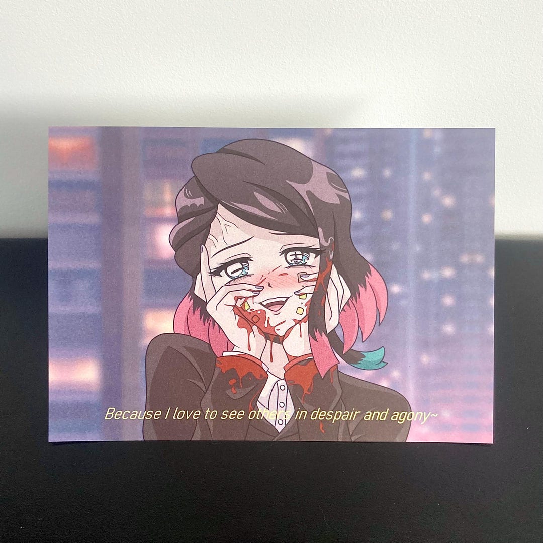 Retro Anime Enmu | 12x8 Poster - Etsy