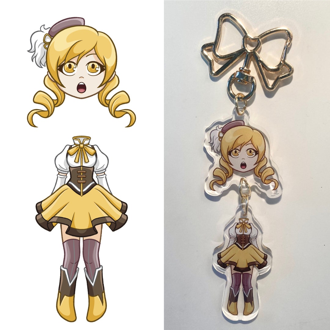 Mami Tomoe Keychain - Etsy