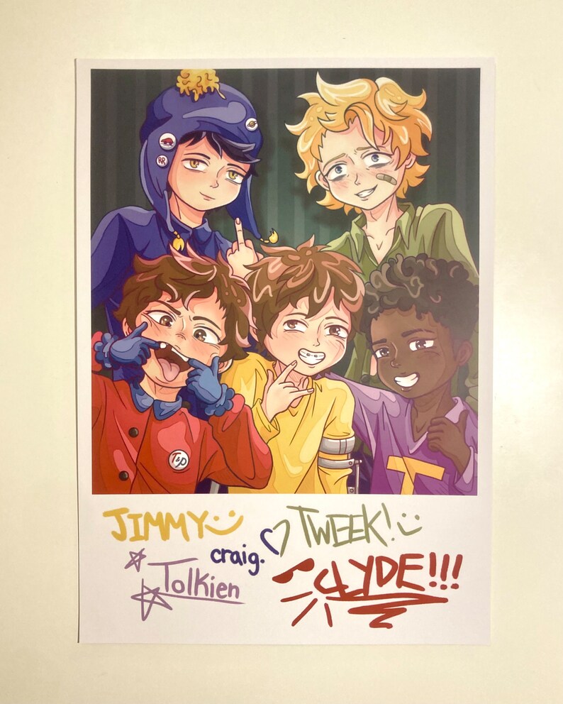 South Park craig's Gang Poster - Etsy