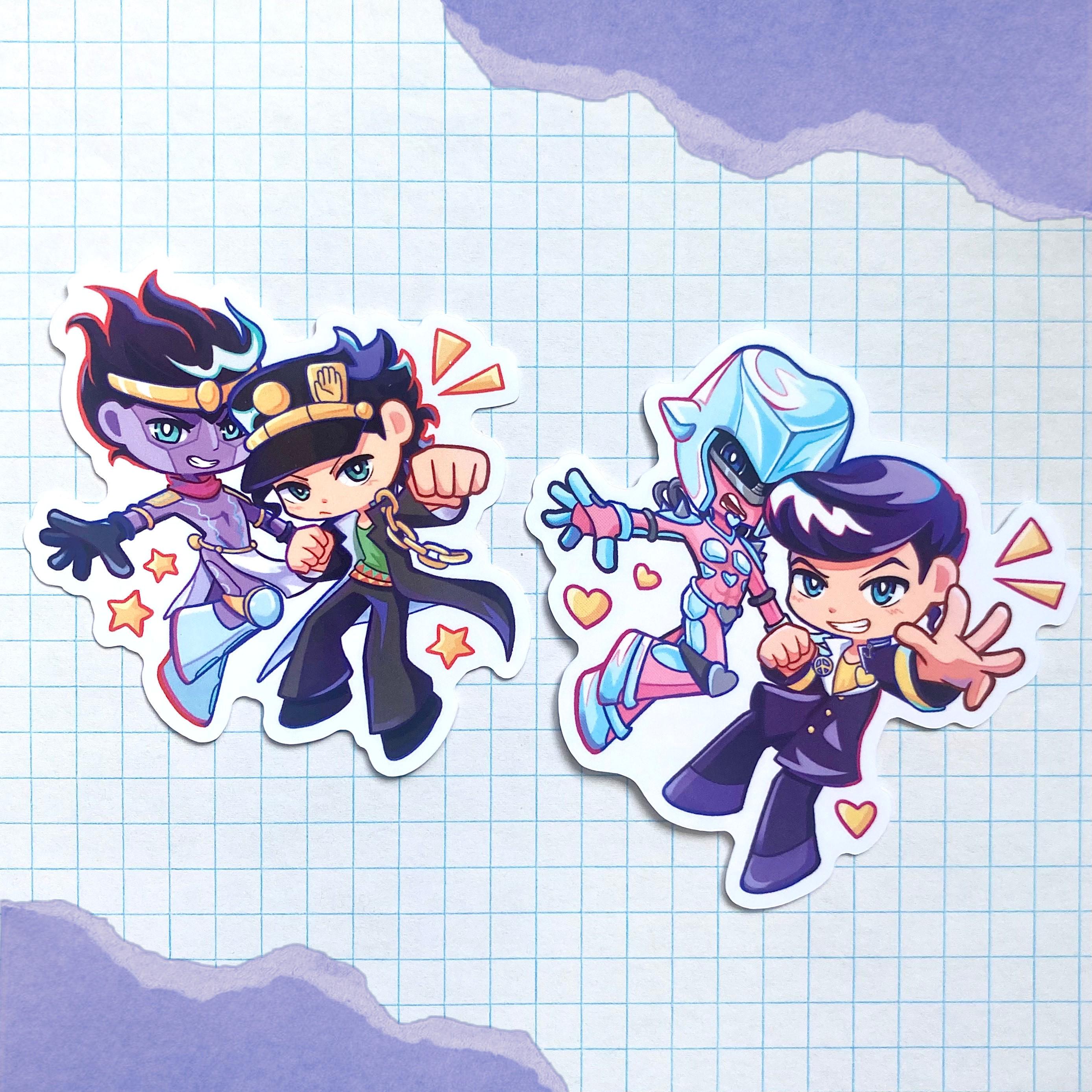 Jojo's Bizzare Adventure Vinyl Stickers - Etsy