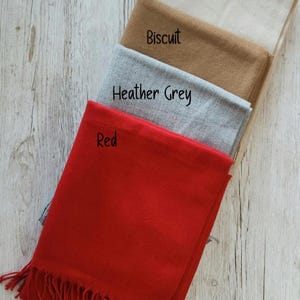 Personalised Embroidered Scarfs, for Her, for Him, Teacher Gifts, - Etsy UK