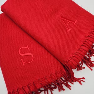 Personalised Embroidered Scarfs, for Her, for Him, Teacher Gifts, - Etsy UK
