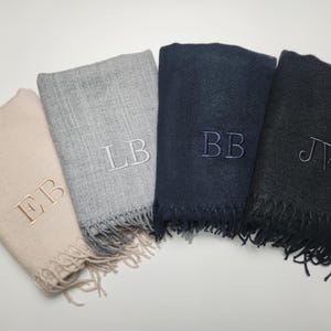 Personalised Embroidered Scarfs, for Her, for Him, Teacher Gifts, - Etsy UK