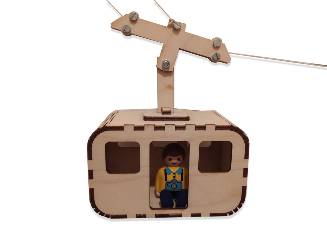 LIFTI - DIY Lasercut Files for Toy Cable Car Kit: Build Your Own ...