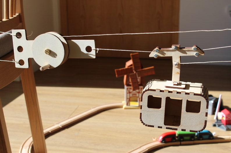 LIFTI - DIY Lasercut Files for Toy Cable Car Kit: Build Your Own ...
