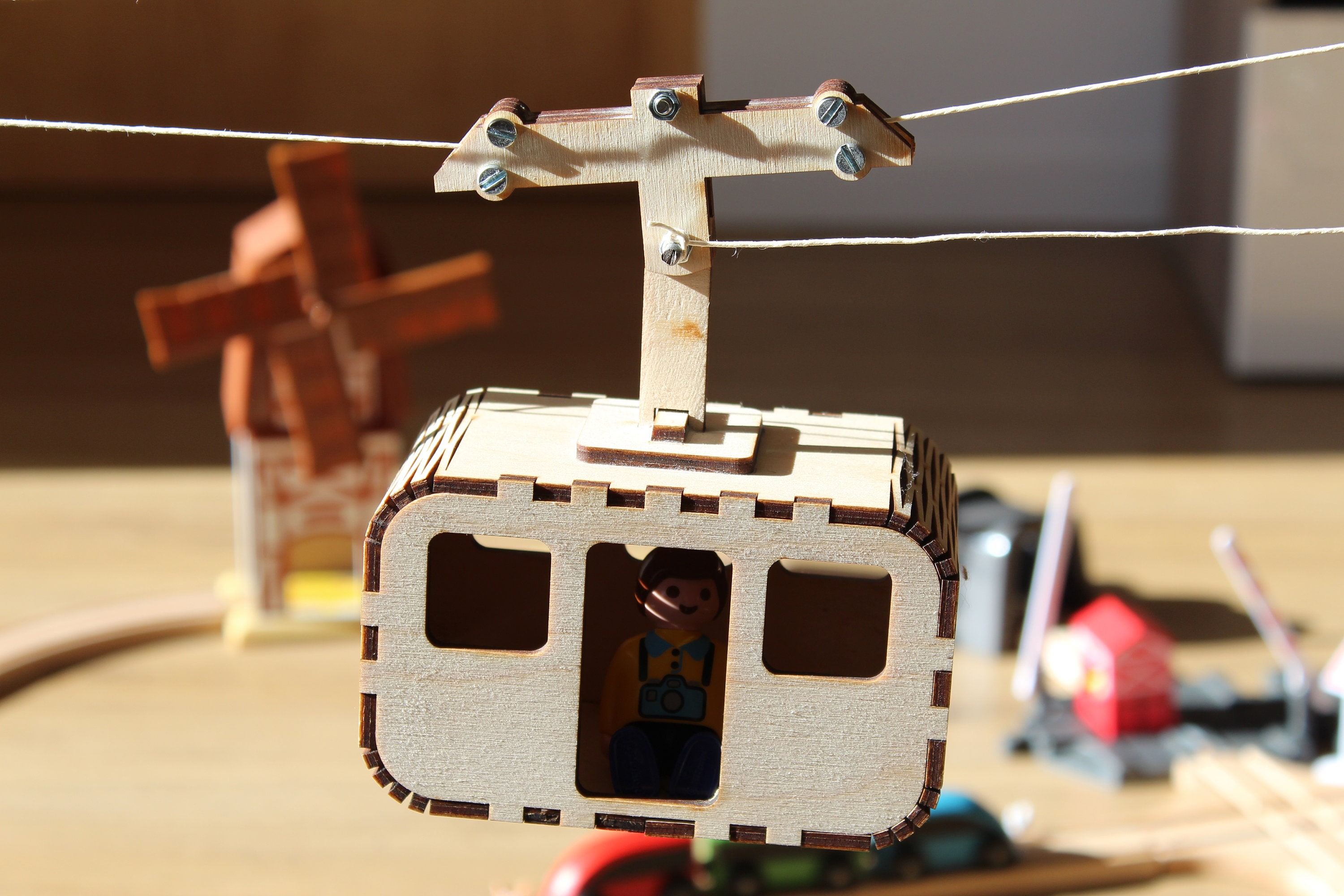 LIFTI - DIY Lasercut Files for Toy Cable Car Kit: Build Your Own ...