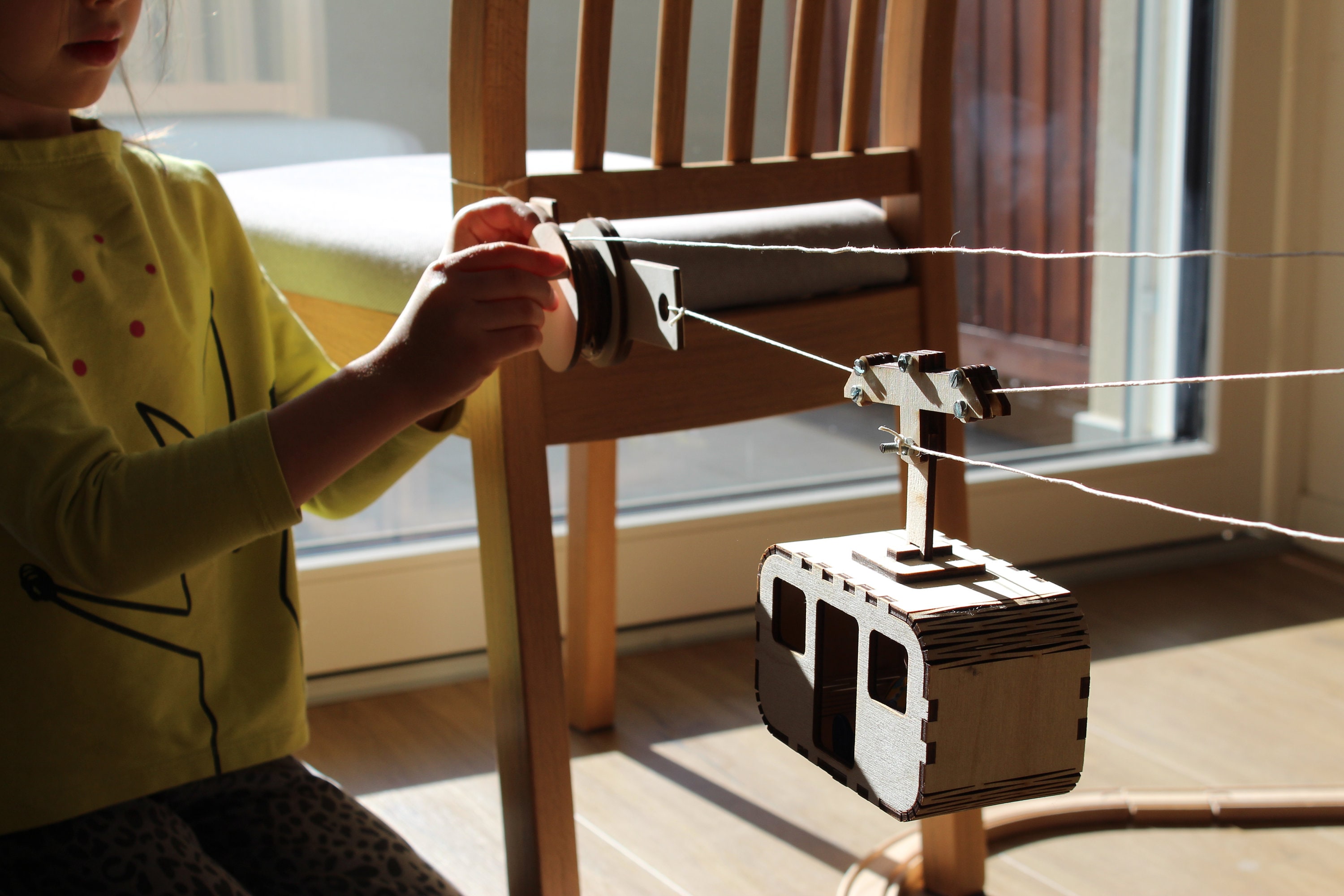 LIFTI - DIY Lasercut Files for Toy Cable Car Kit: Build Your Own ...