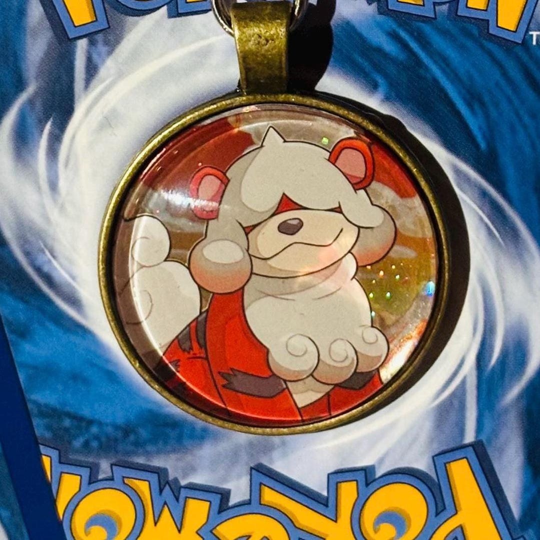 Hisuian Growlithe Holographic Keychain - Etsy