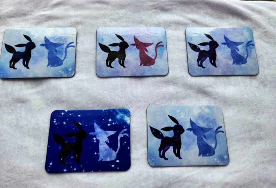 Galaxy Themed Umbreon and Espeon Magnet - Etsy