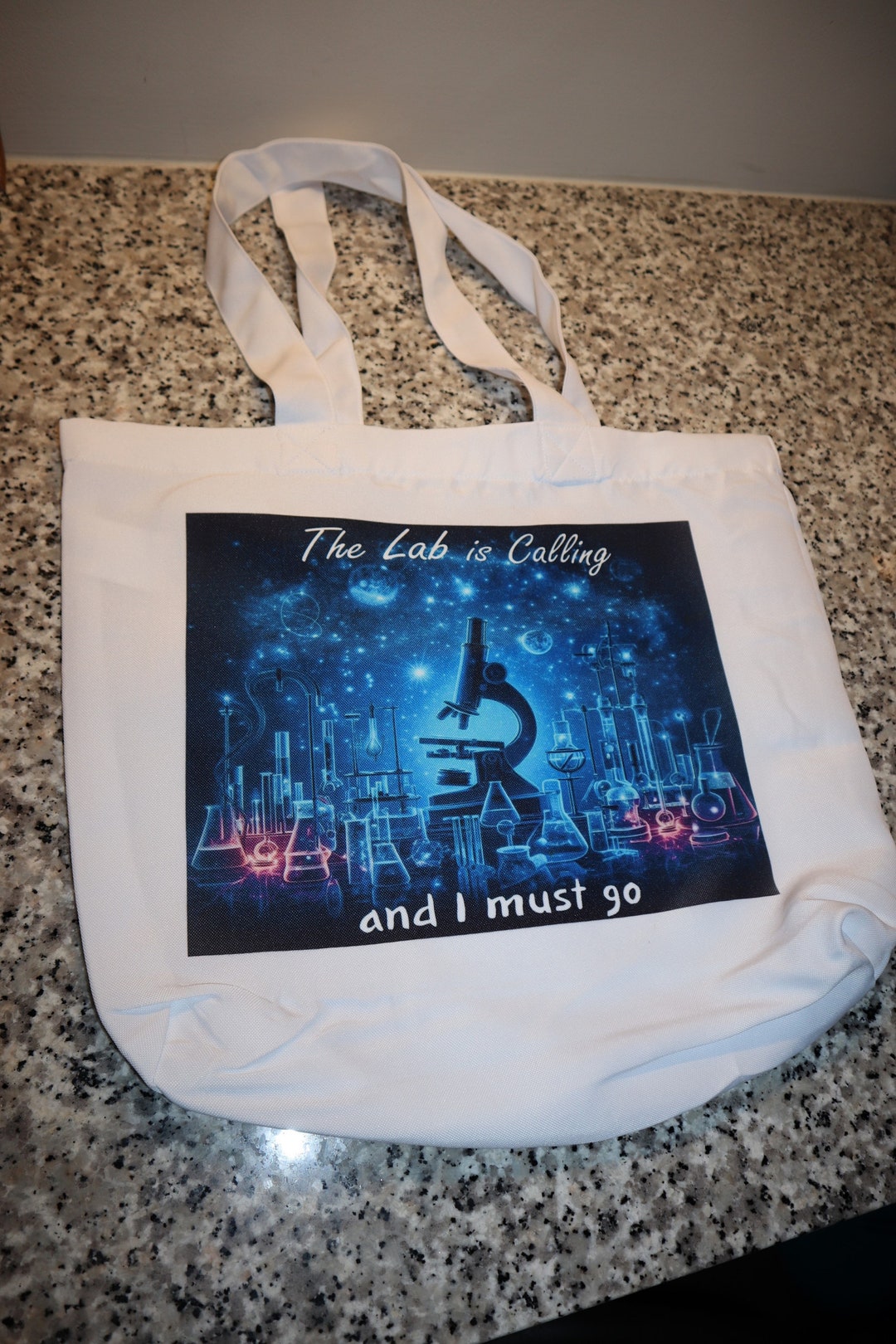 The Lab is Calling and I Must Go Reusable Tote Science Gifts - Etsy