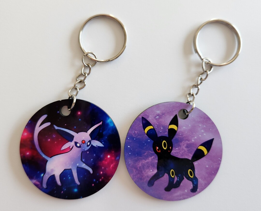 Galaxy Eeveelution Pokemon Keychains, Umbreon or Espeon - Etsy