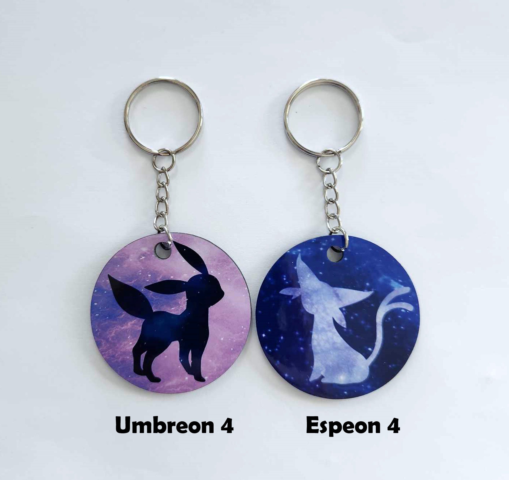Galaxy Eeveelution Pokemon Keychains, Umbreon or Espeon - Etsy