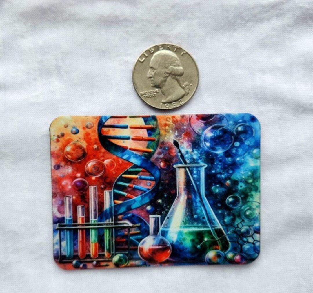 Rainbow Laboratory Magnet - Etsy