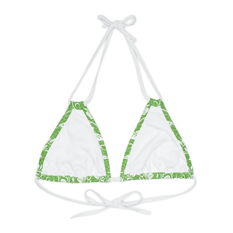 Flora Mint String Bikini Top - Etsy