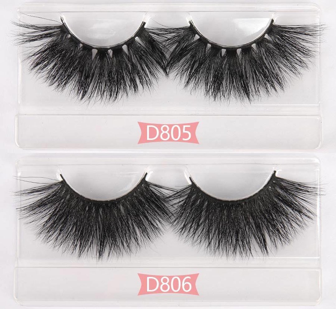 Wholesale Eyelashes 50 Pairs No Box 3D Mink Lashes Dramatic - Etsy