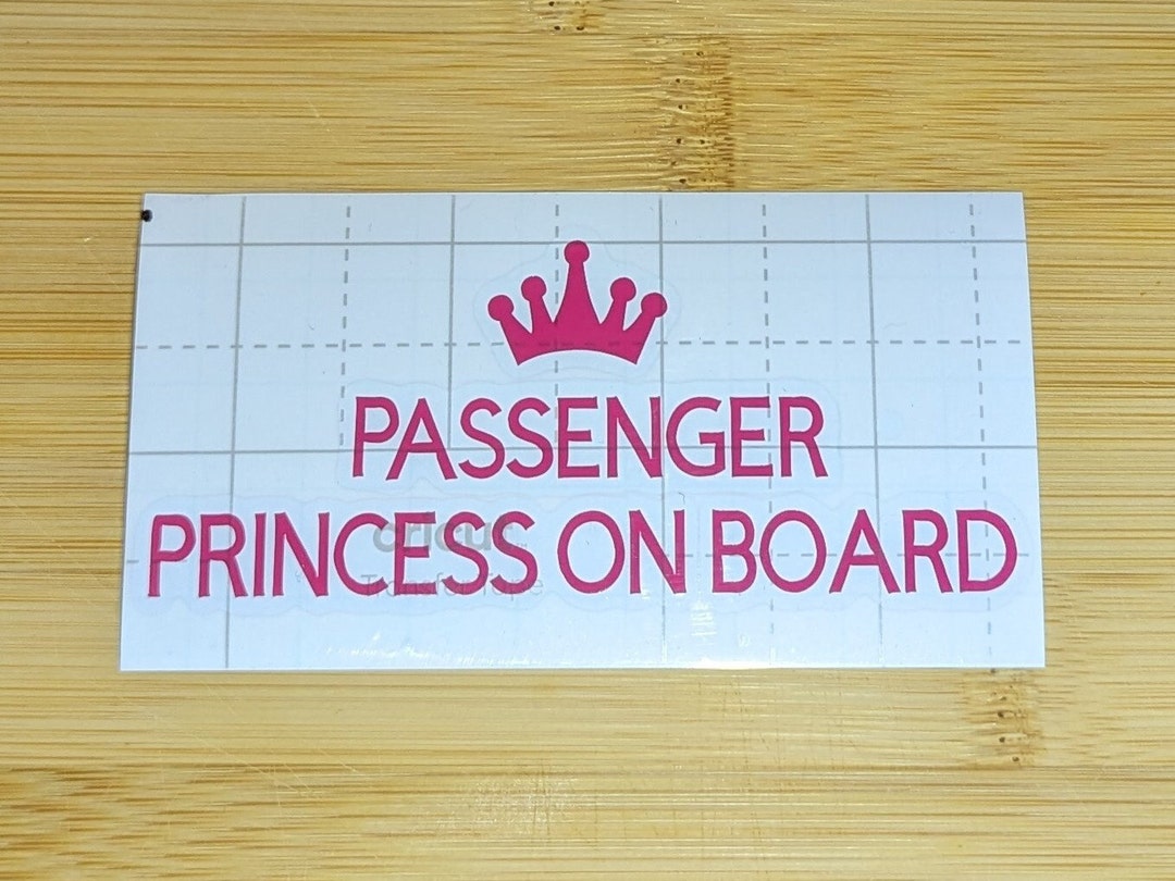 Passenger Princess Vinyl Decal - Etsy
