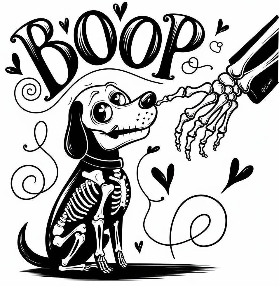 Dog Skeleton Svg Skeleton Hand Svg, Halloween Dog Skeleton PNG ...