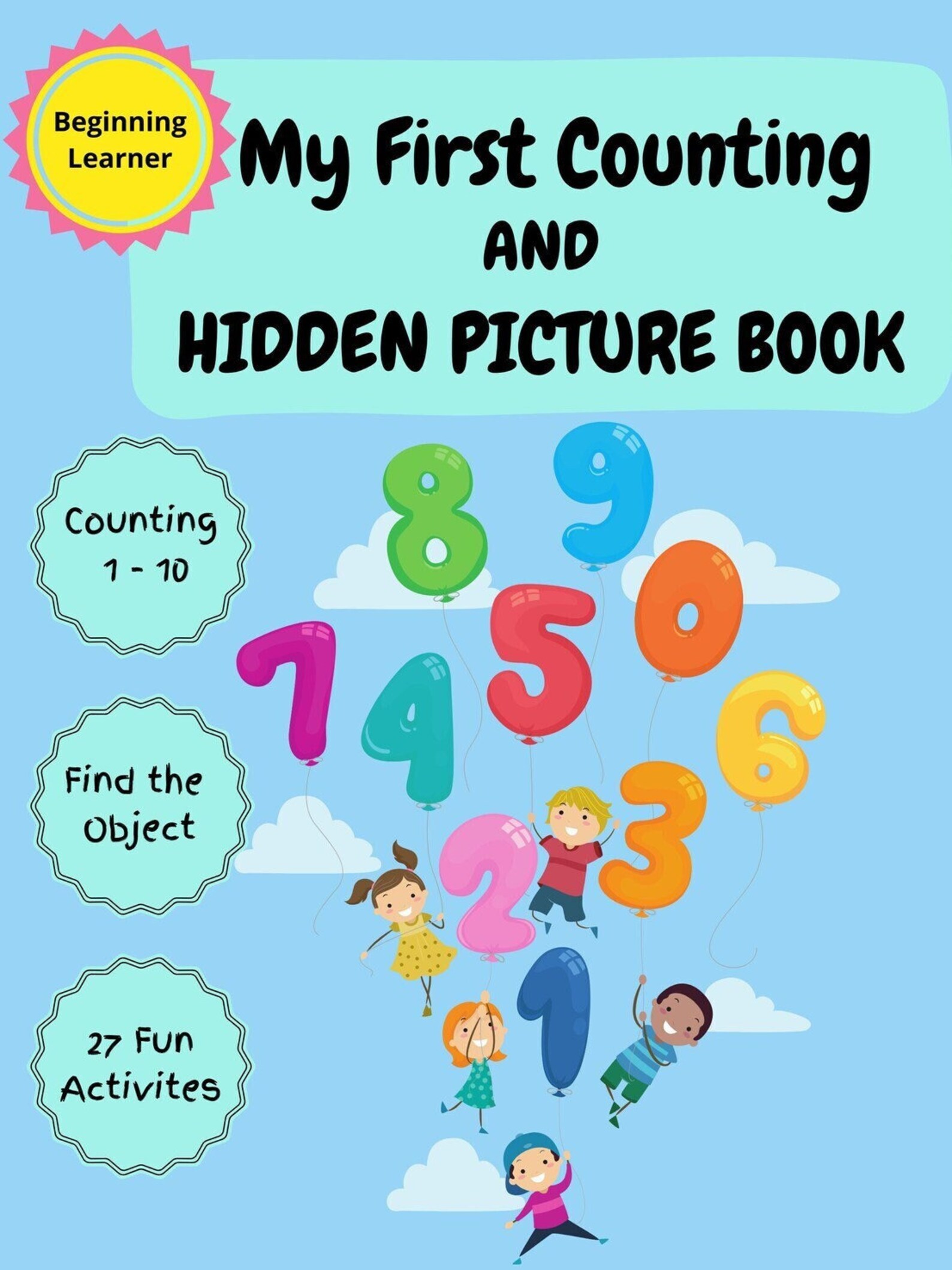 Learning Numbers Counting Worksheets for Kids Numbers Book - Etsy