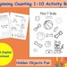 Learning Numbers Counting Worksheets for Kids Numbers Book - Etsy