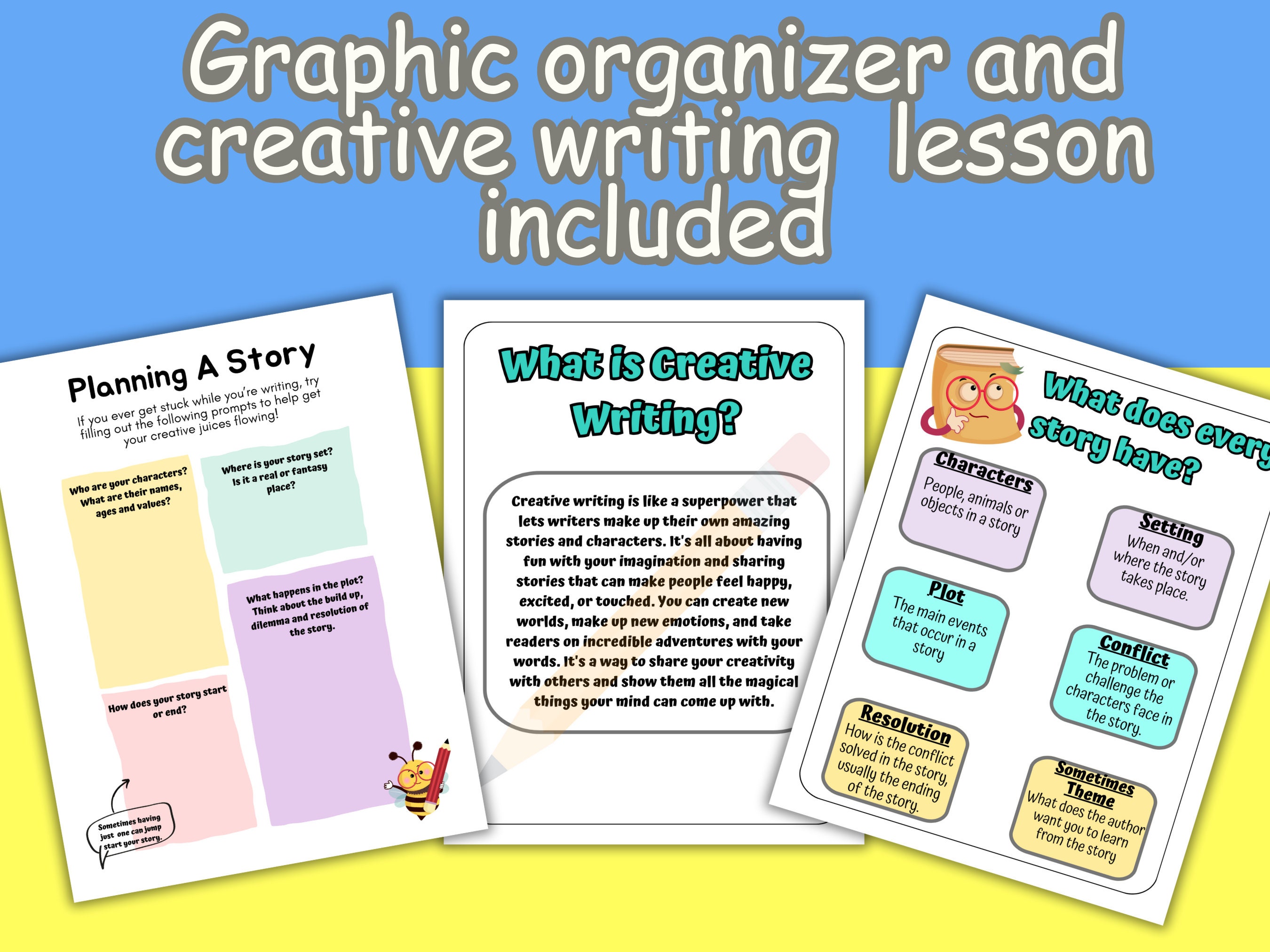 Creative Writing Prompts: Story Starters Activity Book Ages 8-12 PDF ...