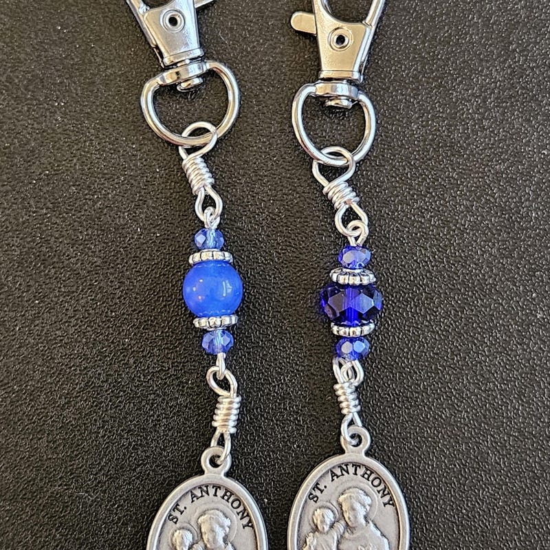 St Anthony Keychain - Etsy