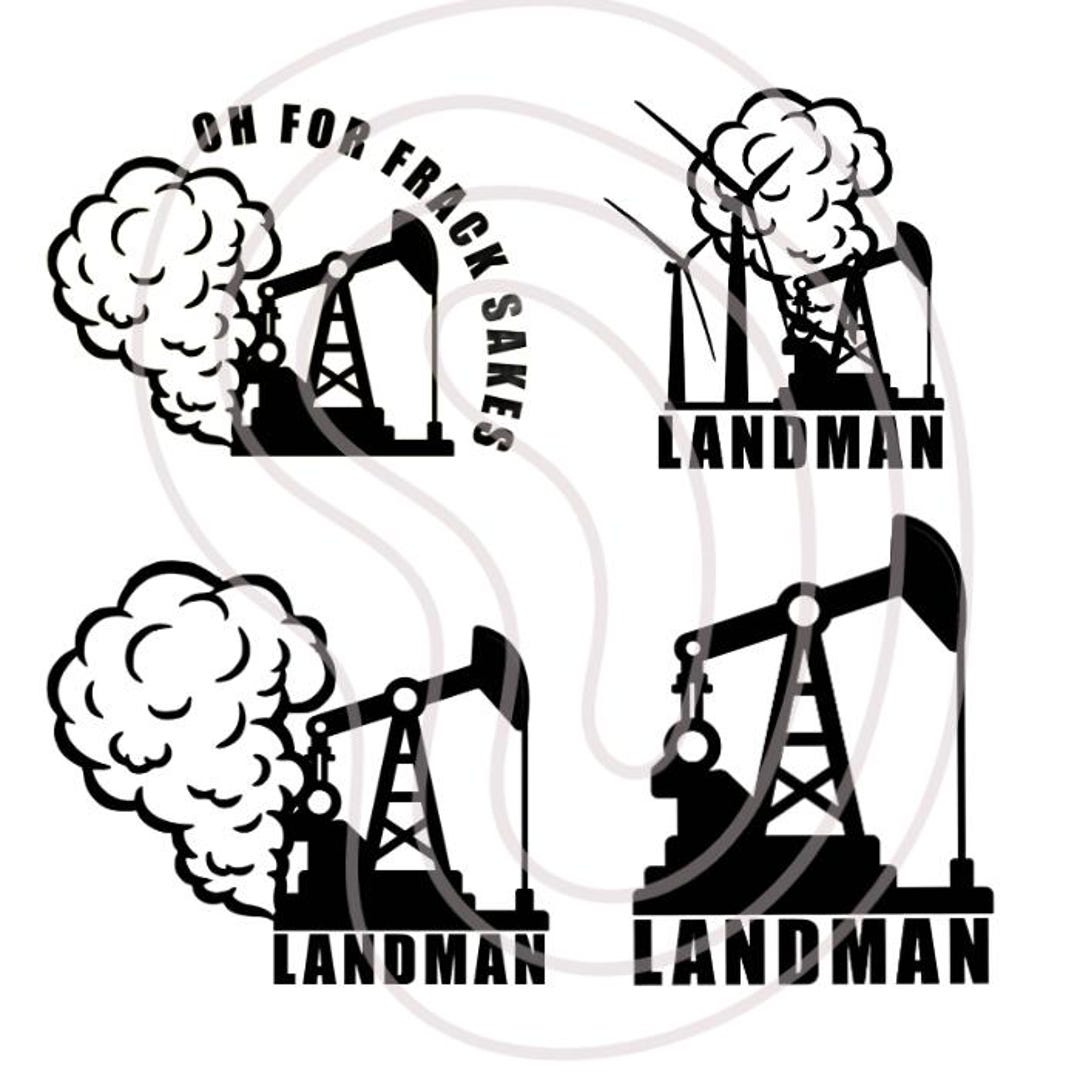 Landman Svg, Land Man Png, Pump Jack Svg, Rig Svg, Digital, Mtex Oil ...