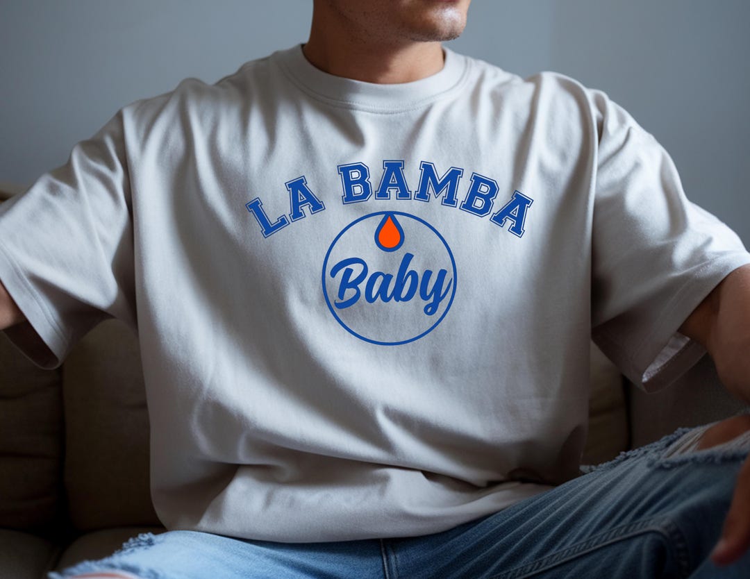 Edmonton Oilers Play La Bamba Baby Svg Png Tshirt, Oilers Svg,oilers ...