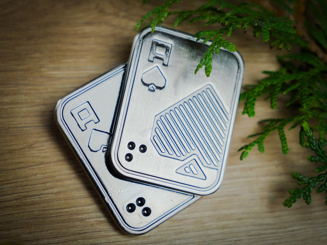 EDC Magnetic Ace Cards Fidget Toy Stress Relief - Etsy