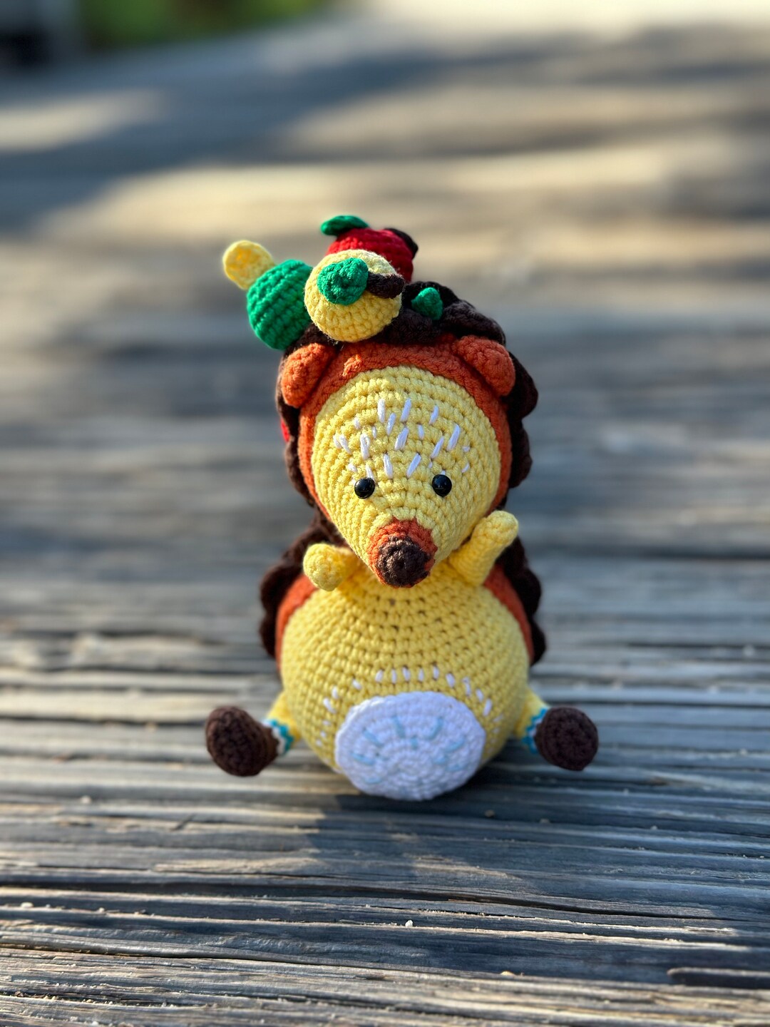 Crochet Hedgehog Doll: Handmade Plush Toy, Newborn Gift (7in) - Etsy