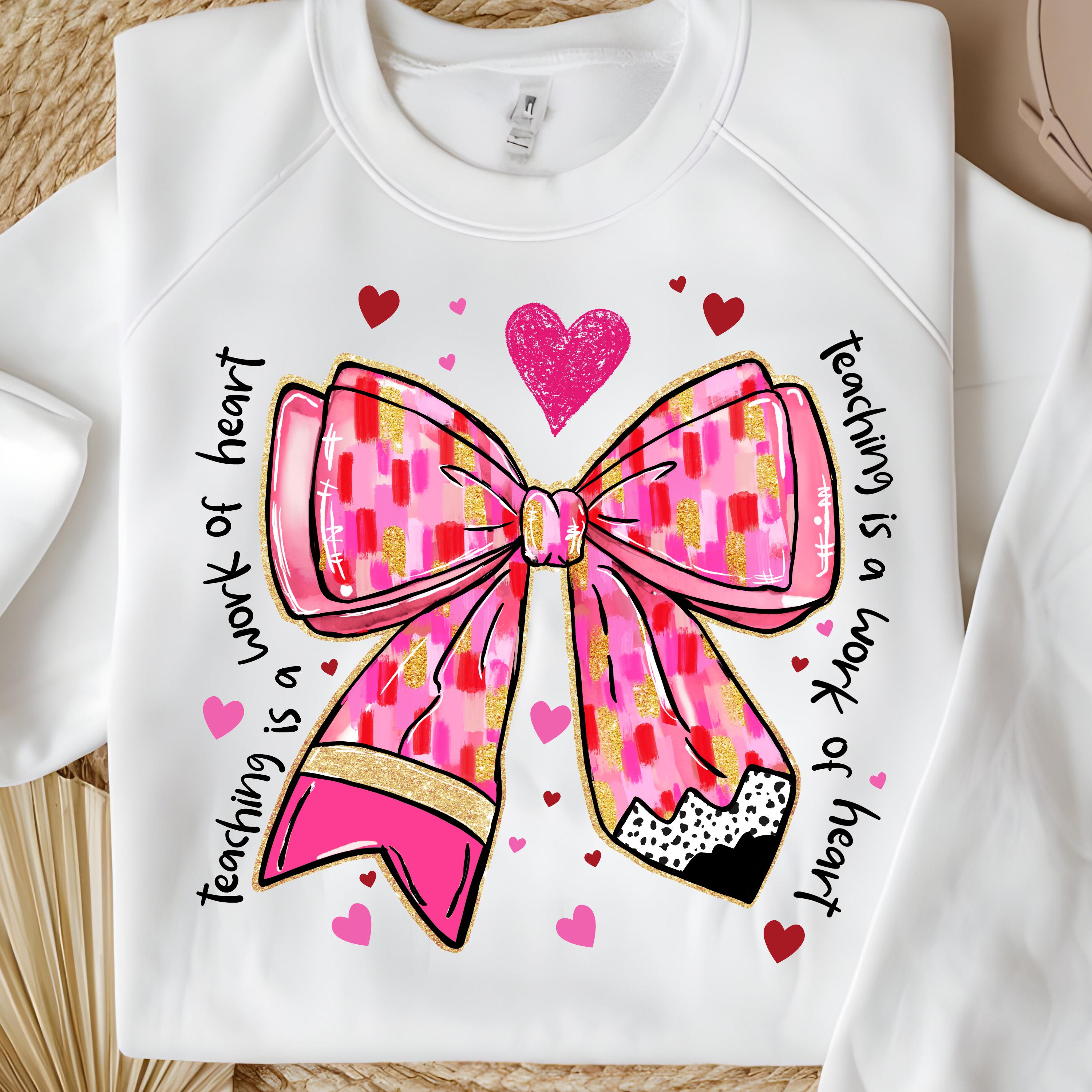 Teacher Valentine PNG Bundle,pink Valentine Png, Retro Valentine ...
