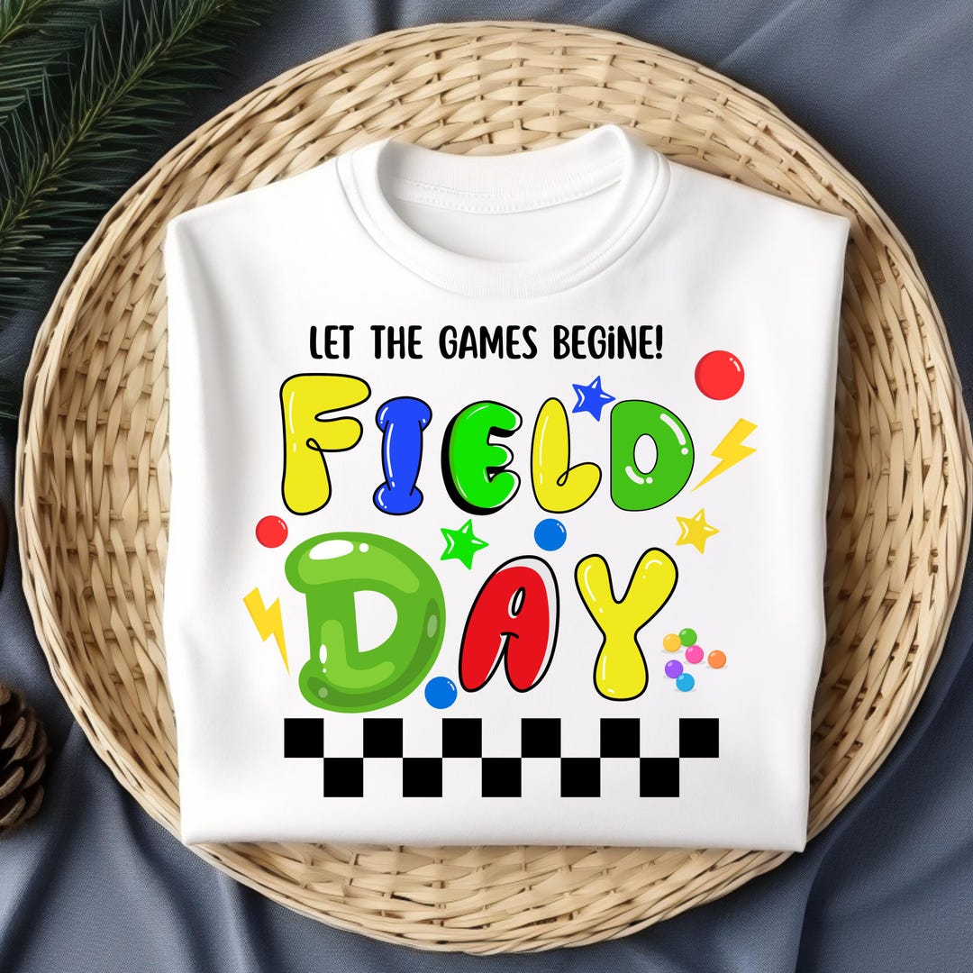 Field Day Let the Games Begin PNG, Field Day Png, Kids Field Day Design ...