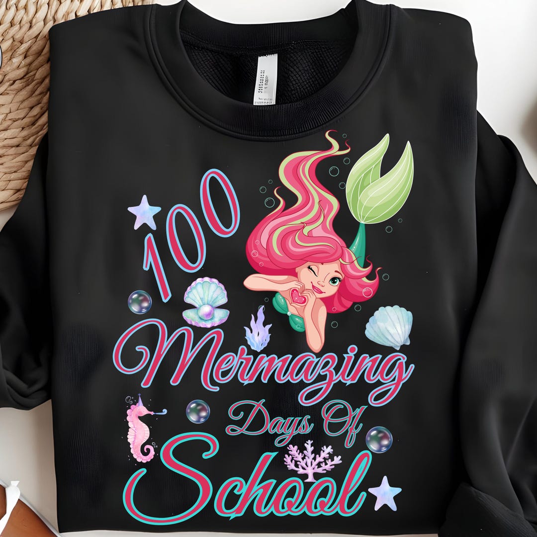100 Mermazing Days of School Mermaid 100 Days of School Kids Svg ...