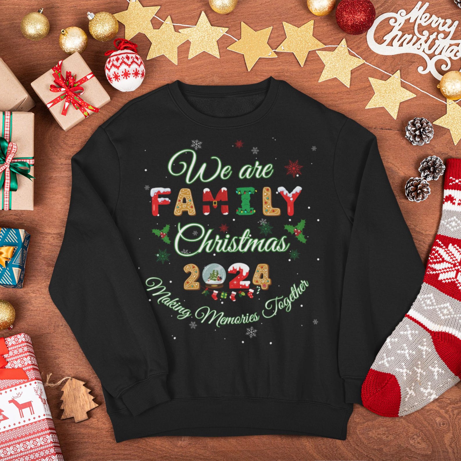 We Are Family Christmas 2024 Making Memories Together Png, Family ...