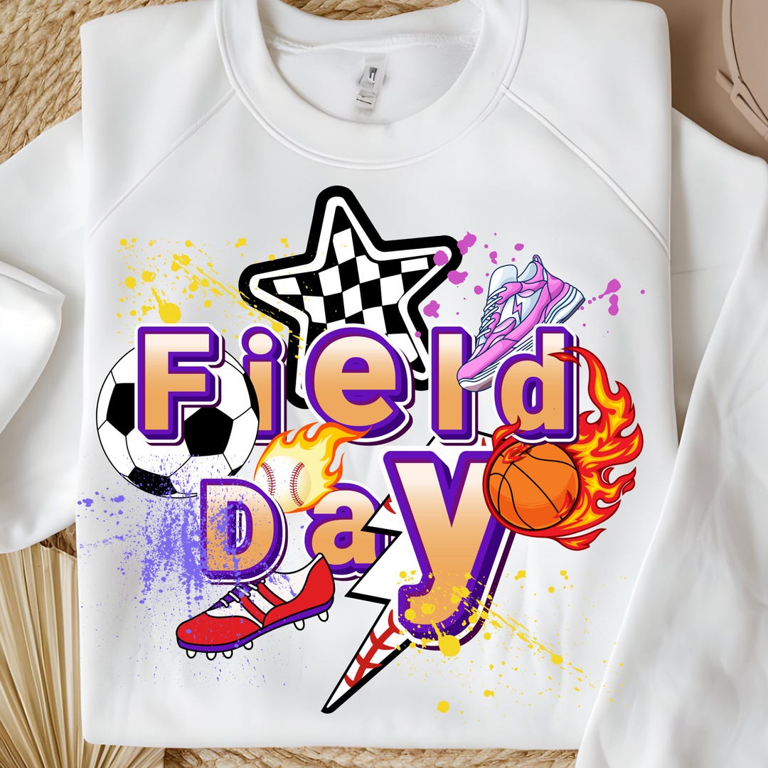 Preppy Field Day PNG, Field Day Teacher Png, Field Day Volunteer, Field ...