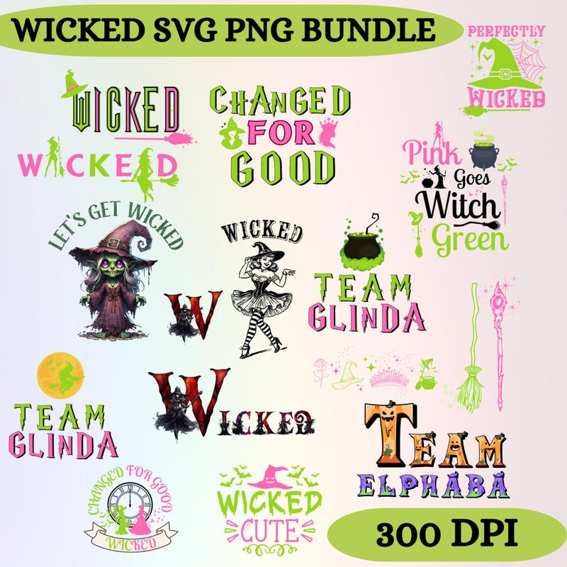 Wicked Svg Bundle - Etsy