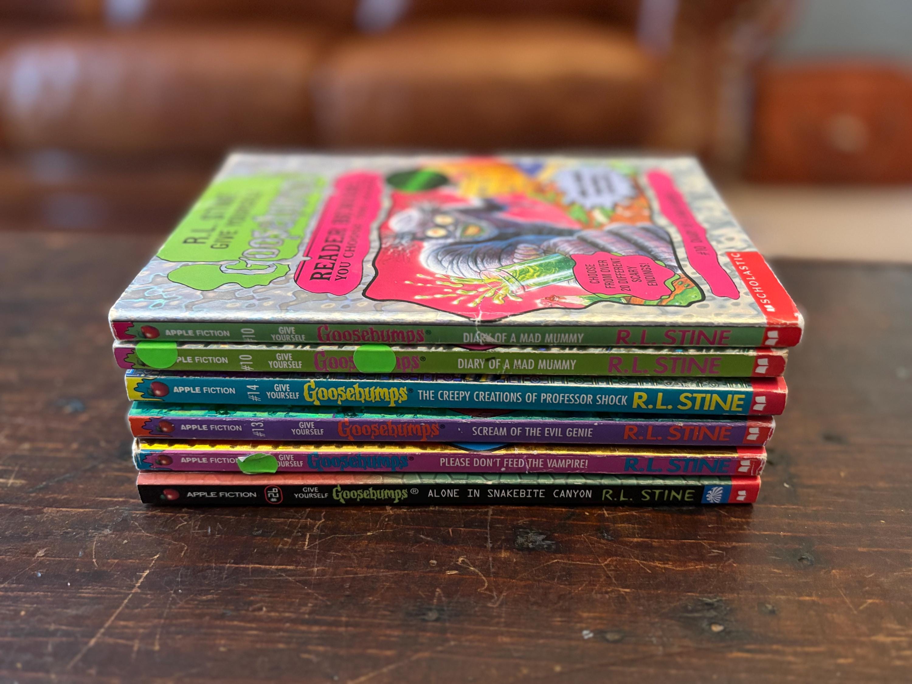 First Edition GIVE YOURSELF GOOSEBUMPS Books by R.L. Stine – Vintage ...