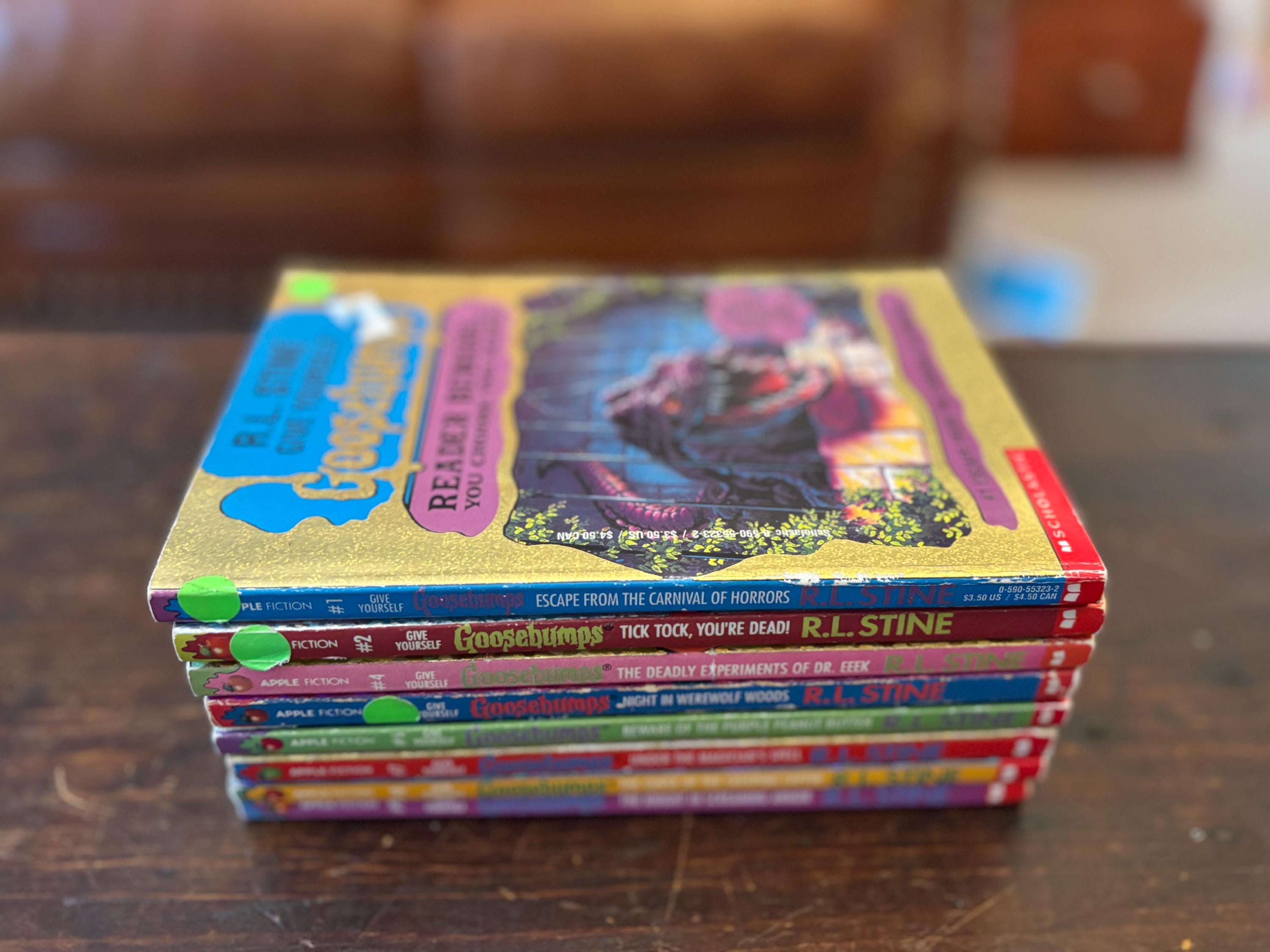 First Edition GIVE YOURSELF GOOSEBUMPS Books by R.L. Stine – Vintage ...