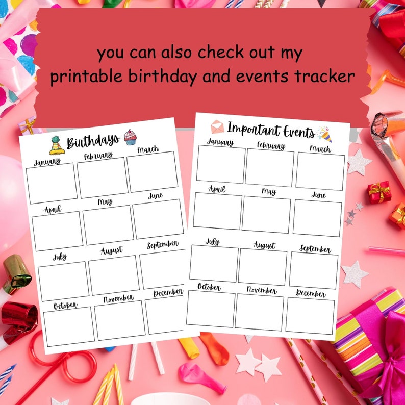 Printable Event Planner, Party Planner, Event Organizer and Guest List ...