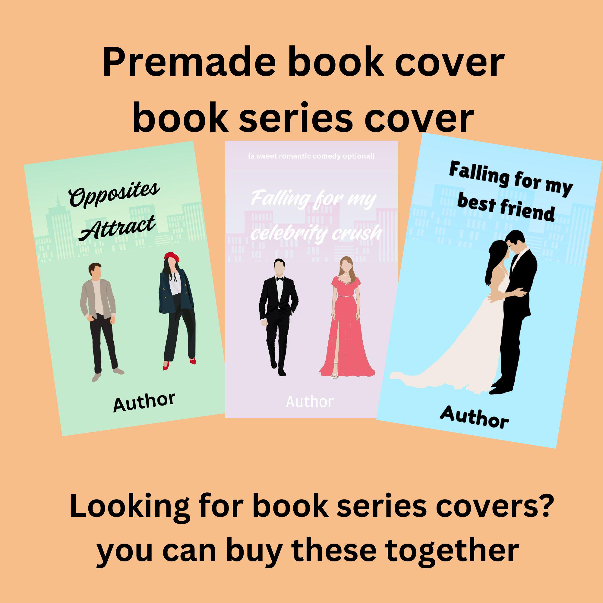 Premade Romance Book Cover Design, Romantic Comedy, Digital Ebook Cover ...