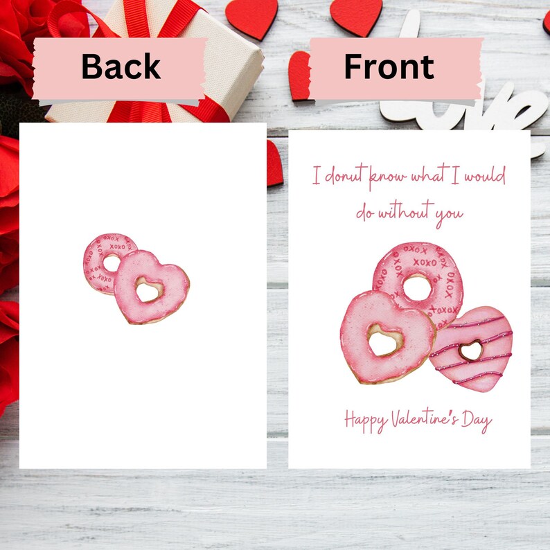 Printable Valentines Day Cards, Digital Valentines Cards, Sweet Pink ...